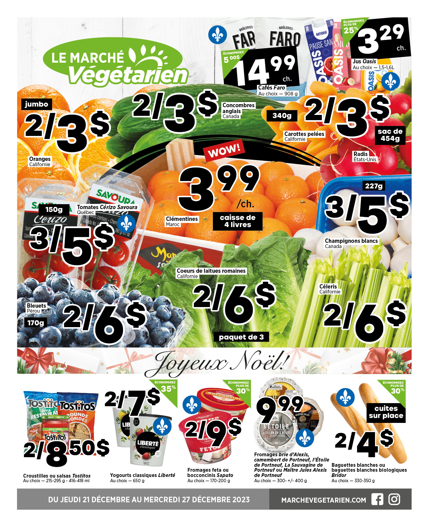 Circulaires - Le Marché Végétarien