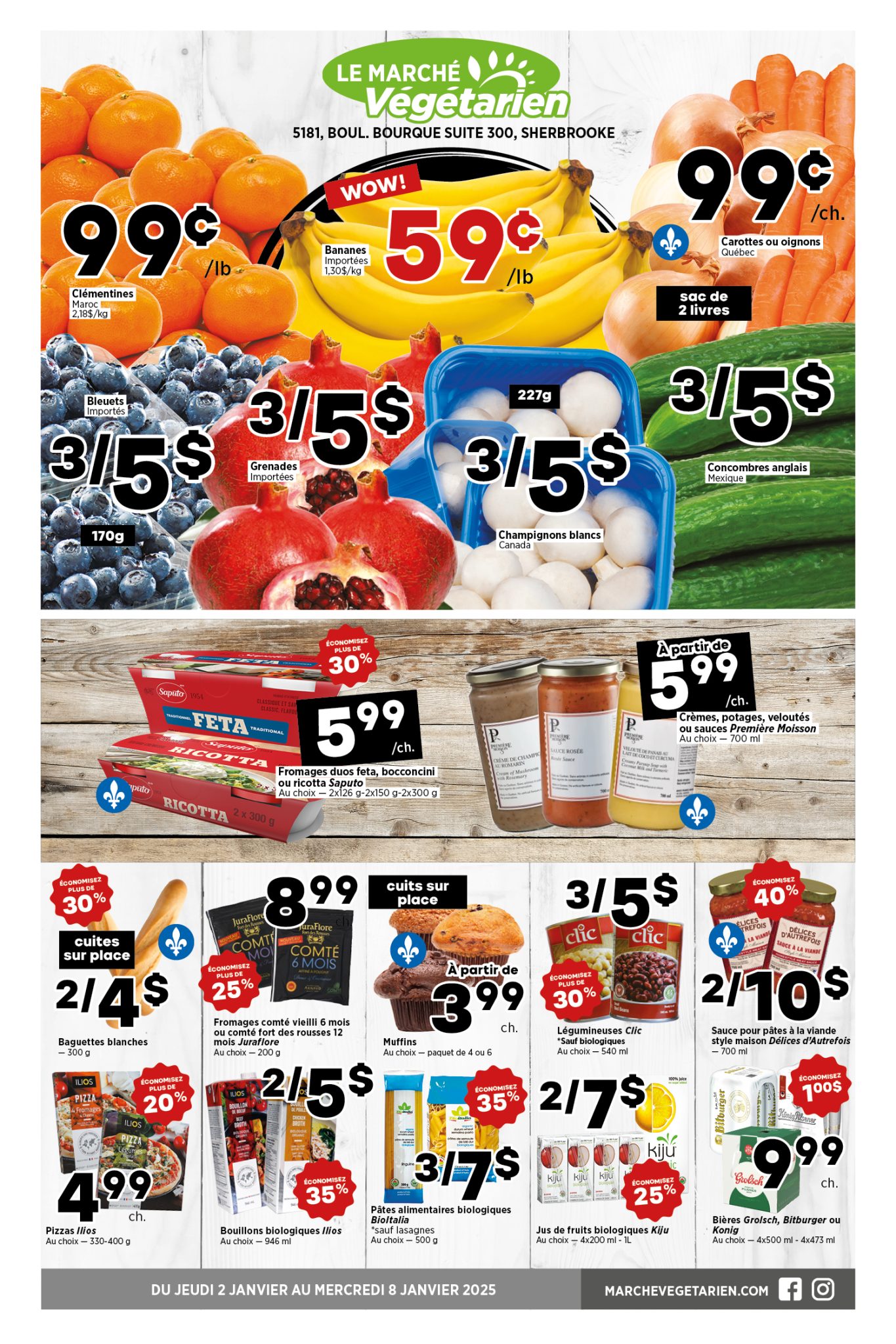 Circulaires - Le Marché Végétarien